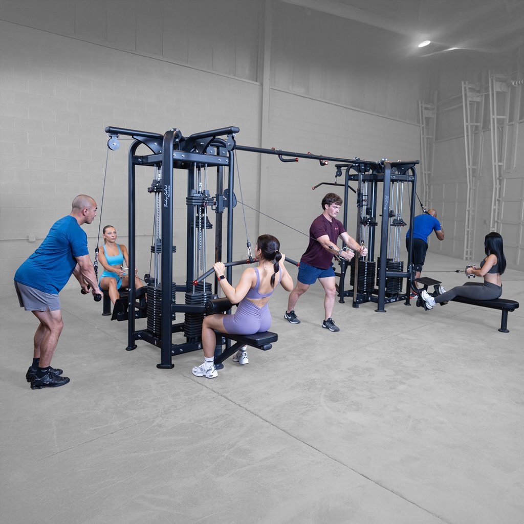 Body-Solid Pro ClubLine SJG800 Eight-Stack Jungle Gym | 8 x 210 lb Stacks