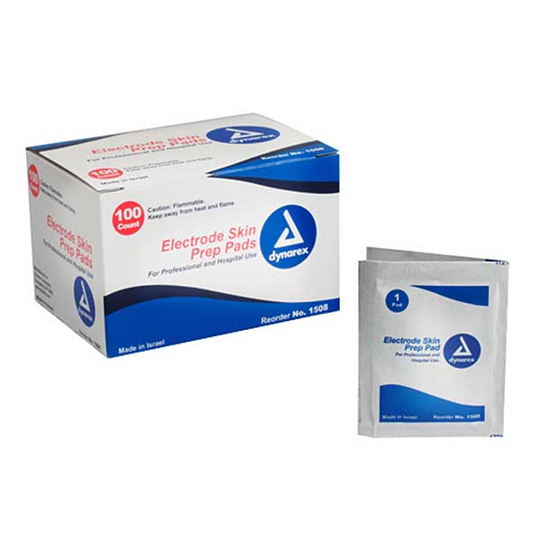Dynarex Electrode Skin Prep Pad 100/Box | Pro Therapy Supplies
