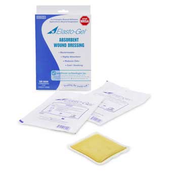 Elasto-Gel Wound Dressing Without Tape - 6 x 8 | Pro Therapy Supplies